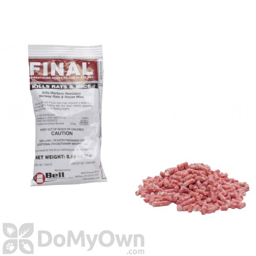 Final Rodenticide Pellets - Free Shipping
