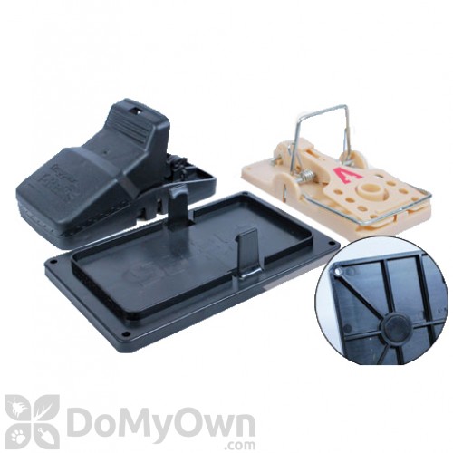 Pest Barrier Snap Trap Magnetic Base - 2 Pack