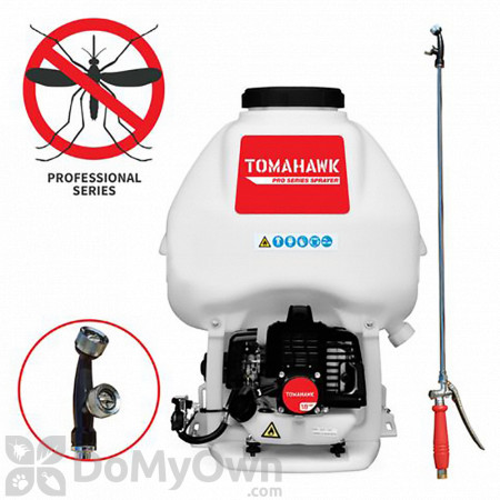 Tomahawk Pro Series 6.6 Gallon Gas Power Backpack Sprayer with Twin Tip ...