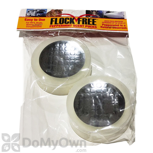 Flock Free Peppermint Scent Pucks for Insects, Rodents, and Spiders