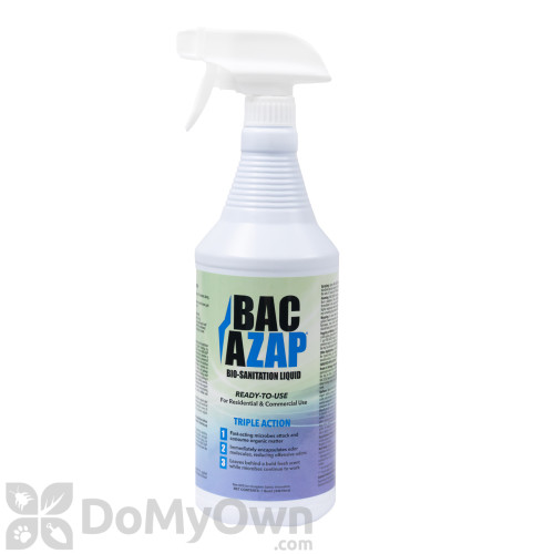 BACAZAP, Bac A Zap, Bac-A-Zap Odor Eliminator - Free Shipping