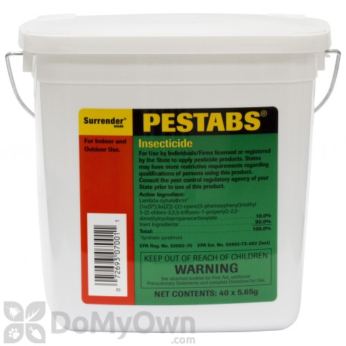 PesTabs, Surrender PesTabs, Demand pest tabs - Free Shipping