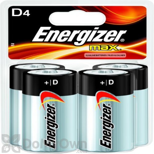 Energizer Max D Batteries (4 pack)