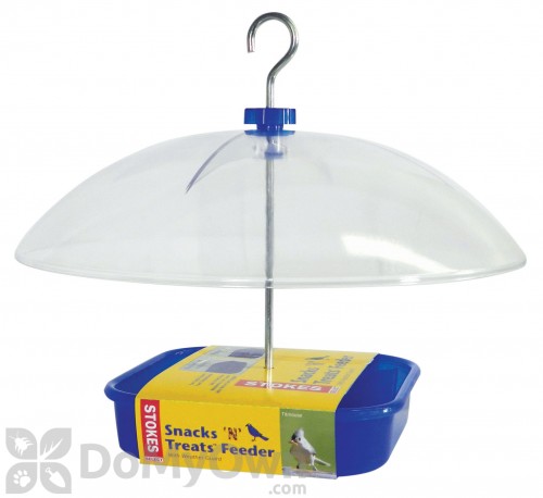 Hiatt Manufacturing Blue Covered Snacks N Treats Bird Feeder 1.2 lb ...