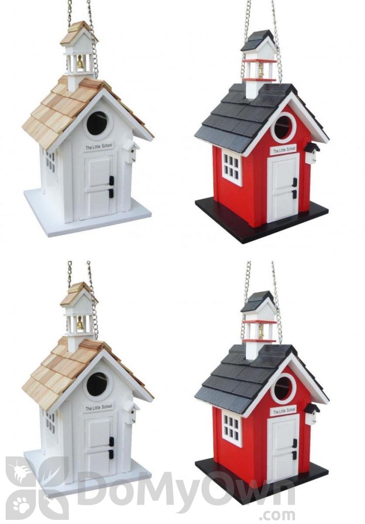 Home Bazaar Little School Bird House (4 piece) (HBHBC1001)