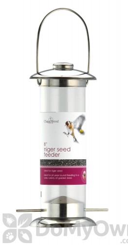 PineBush Stainless Steel Niger Seed Bird Feeder (30869)