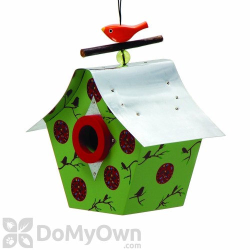 Rossos International Retro Chic Peaceful Shack Bird House (WS36)