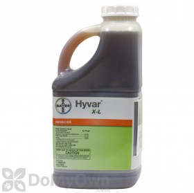 Mix rate of Hyvar X-L Herbicide? How many gallons does a jug make?