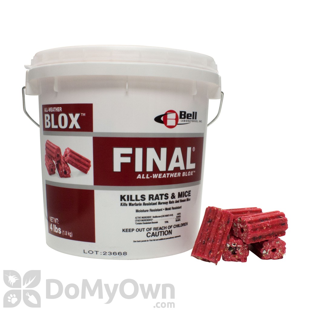 Final Blox Rodenticide, Final All-Weather Blox - Free Shipping